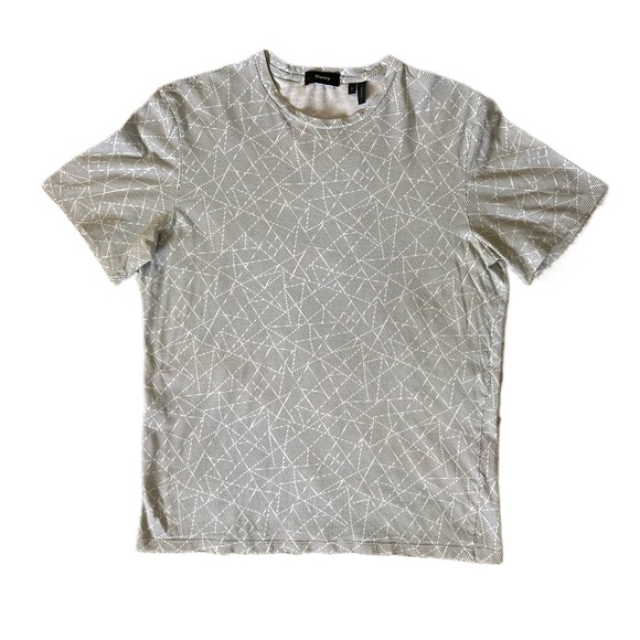 Theory | Shirts | 53 Theory Mens Graphic Pattern Tshirt | Poshmark